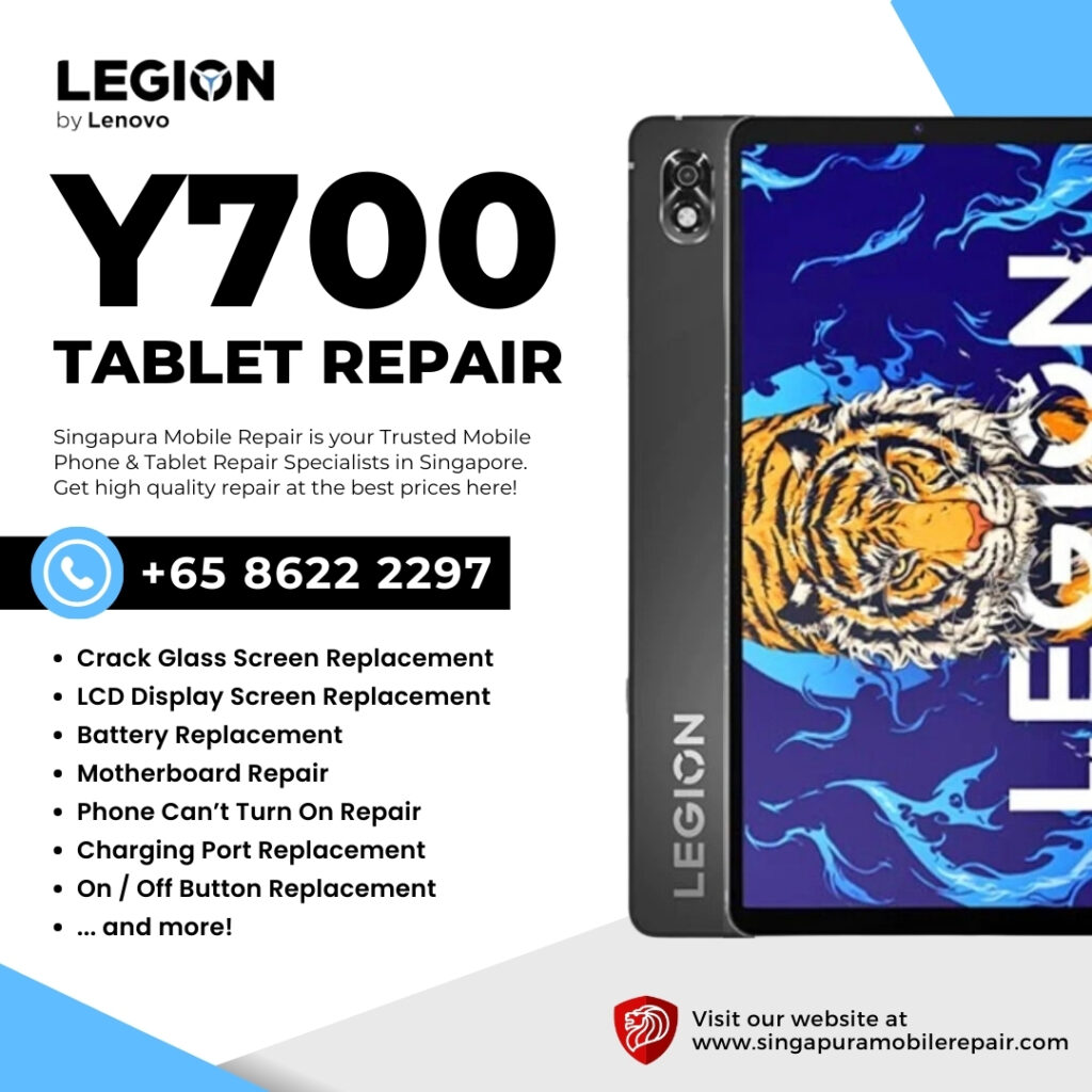 Lenovo Xiaoxin Pad P11 P12 M8 M9 K11 M10 Y700 Tablet Repair Singapore